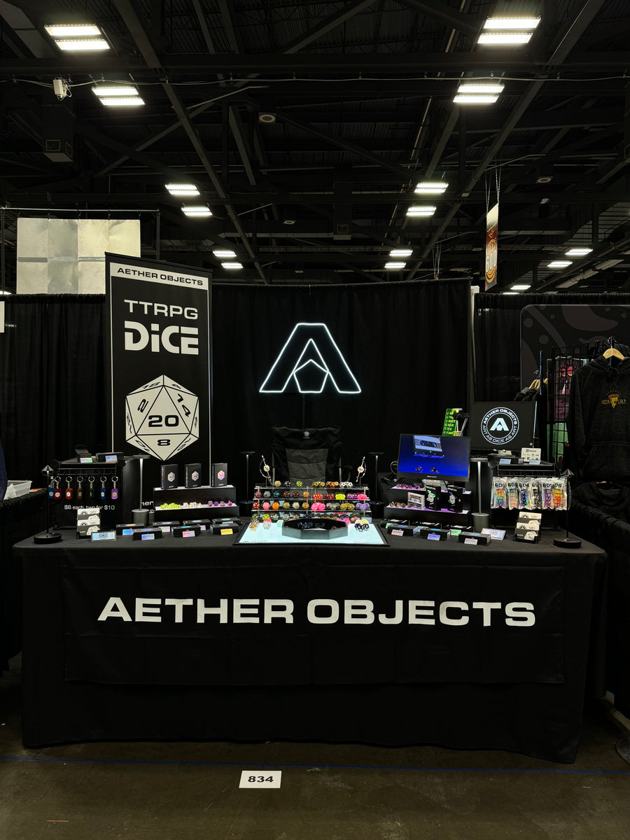 Holographic Fiber 34mm D20 Chonk – Aether Objects