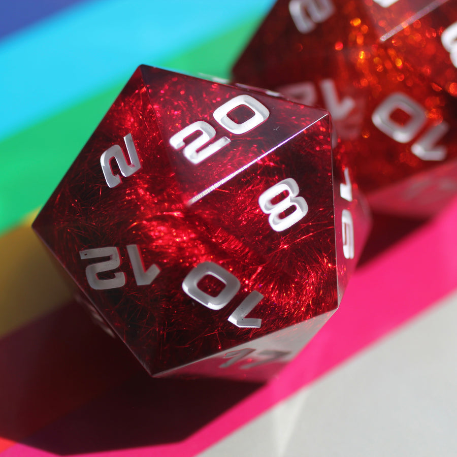 Holographic Fiber 34mm D20 Chonk – Aether Objects